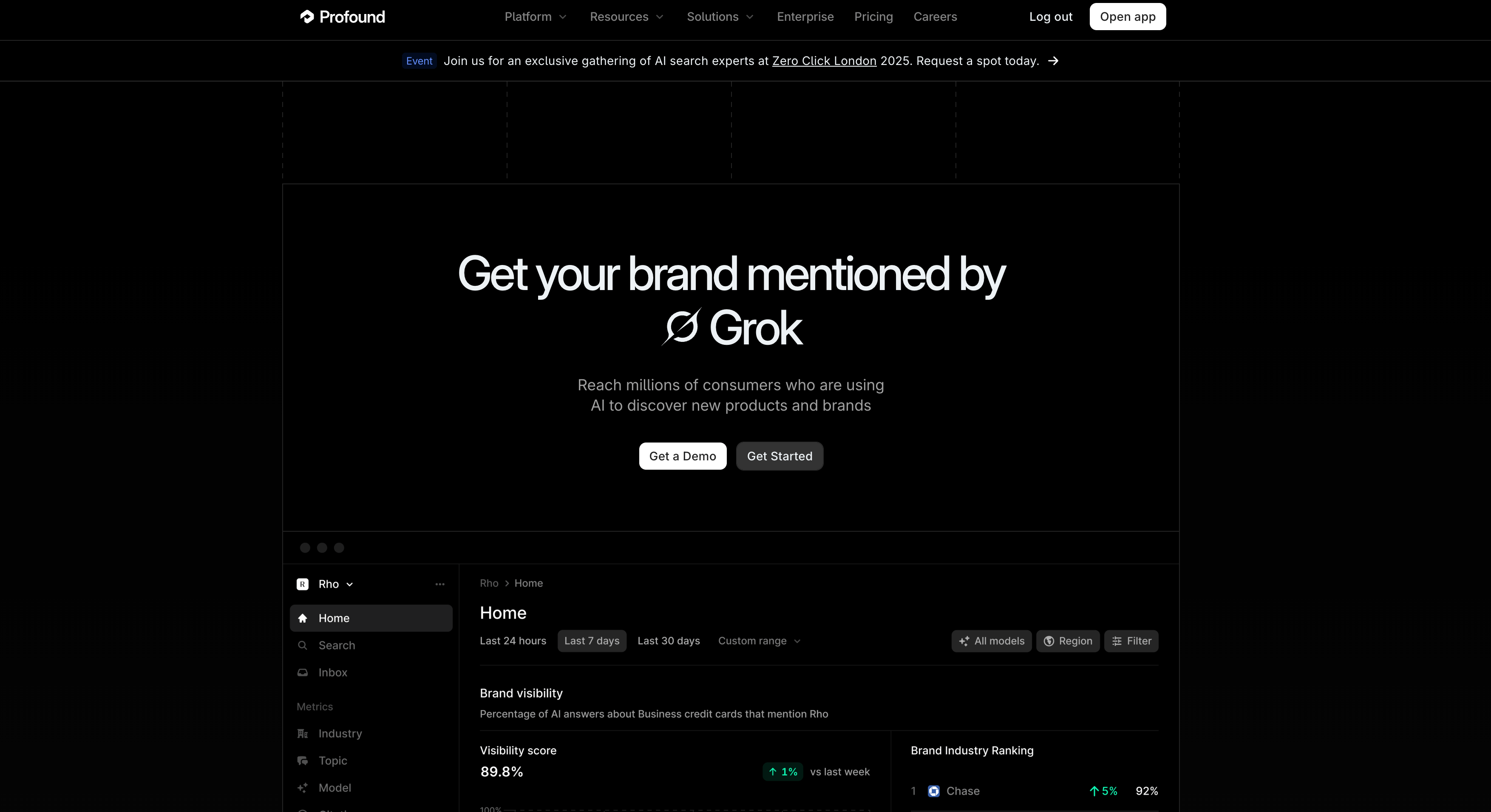 My Profound AI Search Visibility Review (for SaaS / Tech B2B)